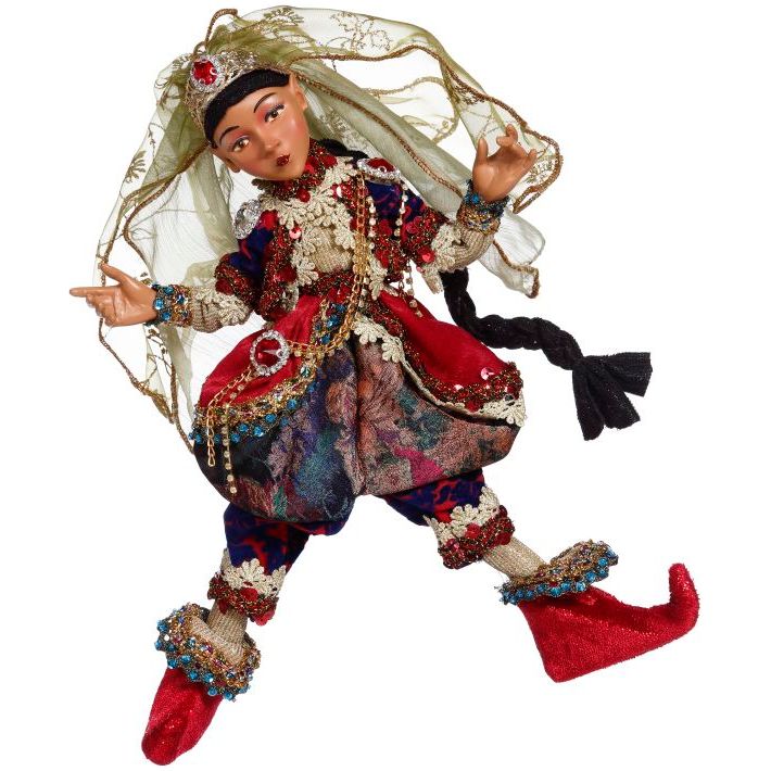 Indian Girl NP Elf S. 13.5" – The Holiday Store